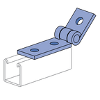 Unistrut P1354A - Adjustable 3-Hole Hinge