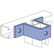 Unistrut P1737 - 3 Hole, "U" Shape Fitting