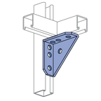 Unistrut P2484 - 7 Hole, 90° Gusseted Fitting