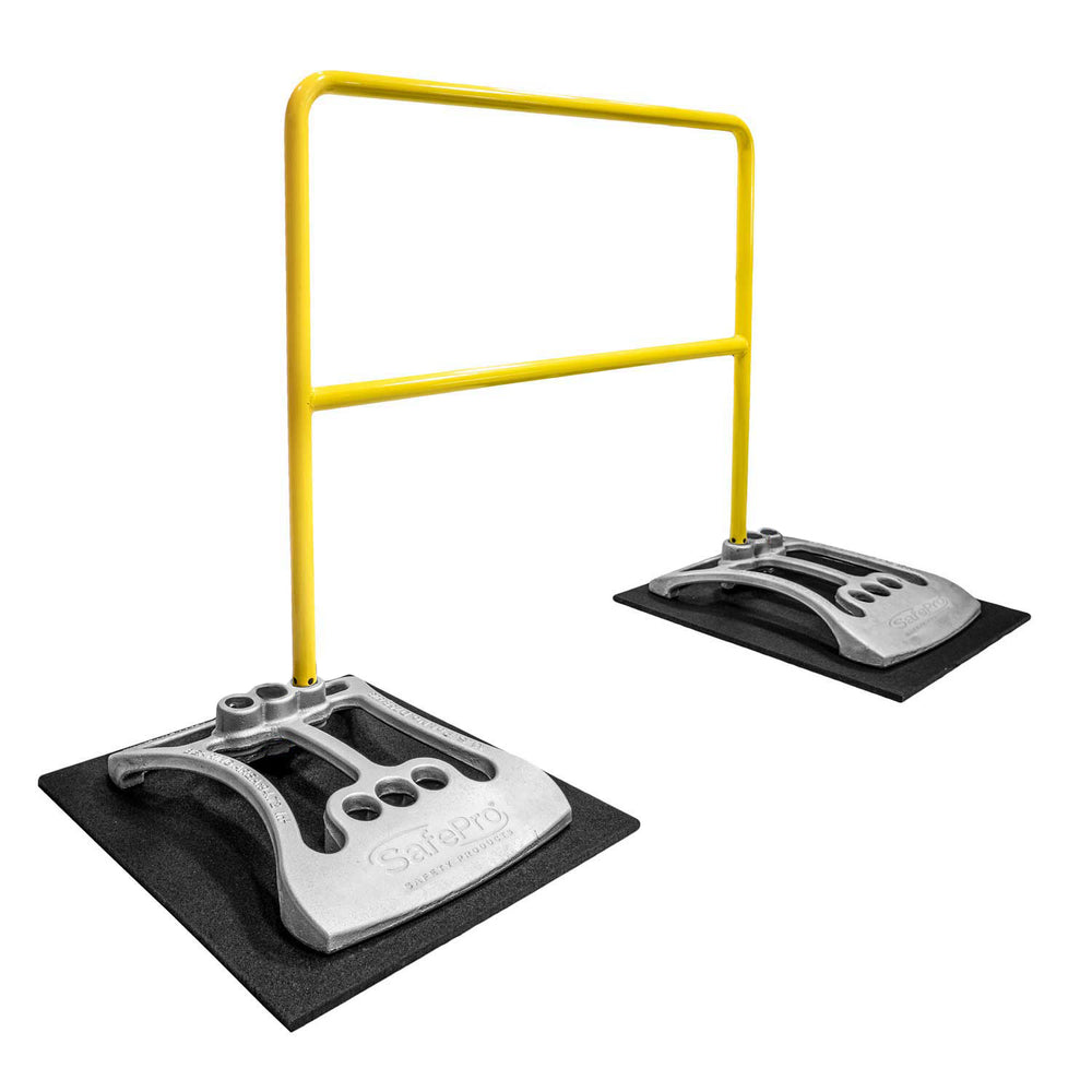 SafePro Rubber Guardrail Base Plate Pads - 300391