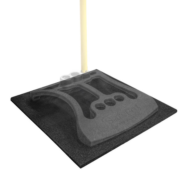 SafePro Rubber Guardrail Base Plate Pads - 300391