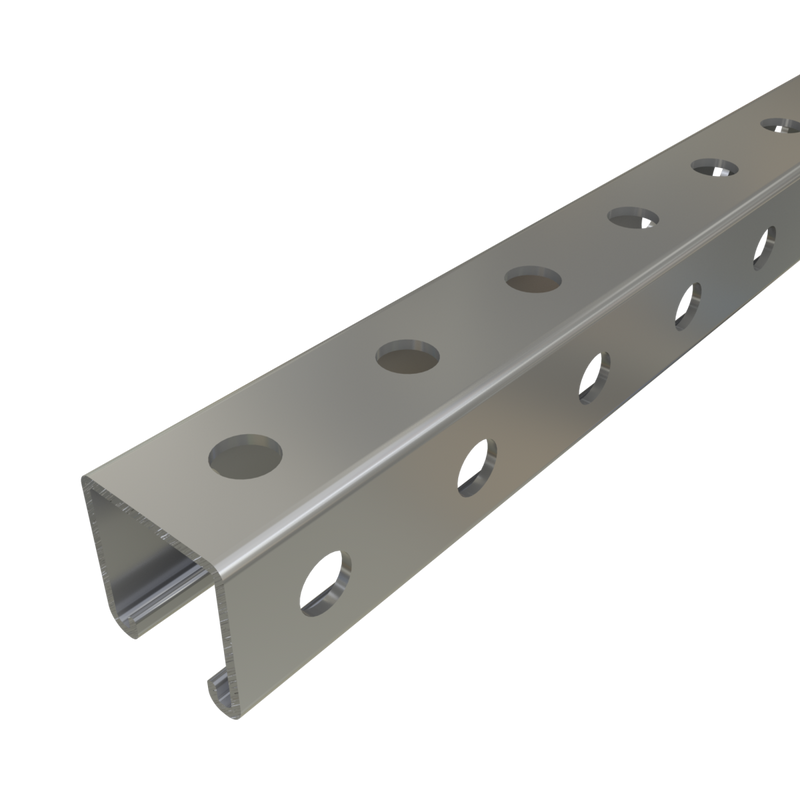 Unistrut P1000H3 - 1-5/8" x 1-5/8", 12 Gauge, Metal Framing Strut, Rou