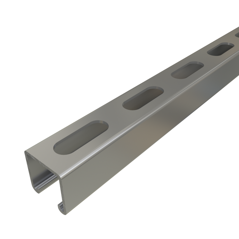 Unistrut P1000WT - 1-5/8" x 1-5/8", 12 Gauge, Metal Framing Strut, Slo