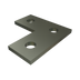 Unistrut P1036 - 3 Hole, Flat Plate Fitting