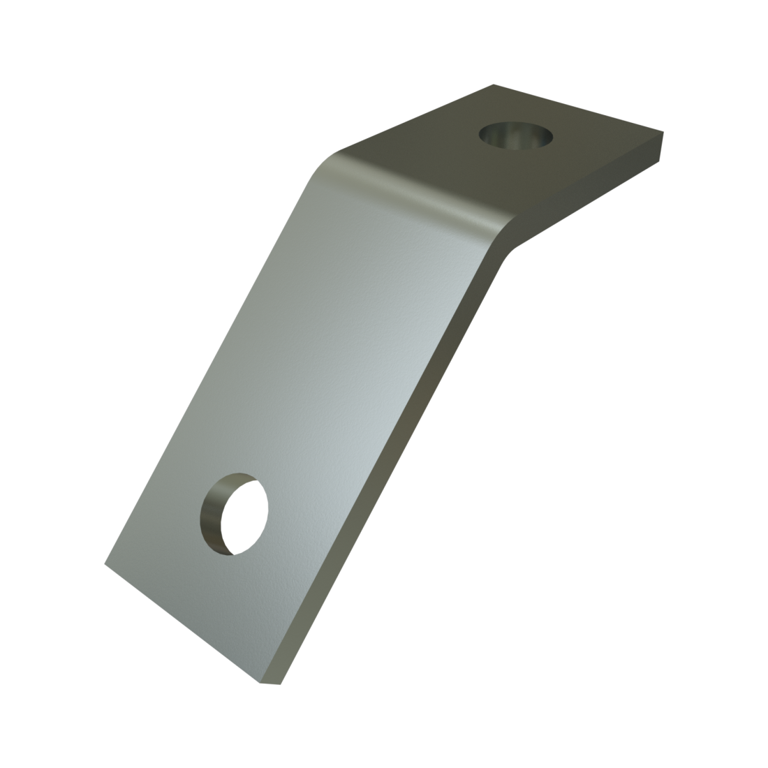 Unistrut P2100 - 37 1/2 DEG. - 2 HOLE, ANGULAR FITTING (1-5/8" SERIES)