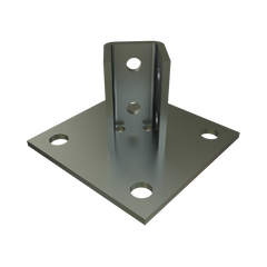 Unistrut P2072A & P2072A SQ - Post Base (1-5/8" Series)