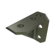 Unistrut P2484 - 7 Hole, 90° Gusseted Fitting