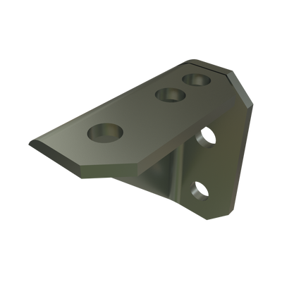 Unistrut P2484 - 7 Hole, 90° Gusseted Fitting