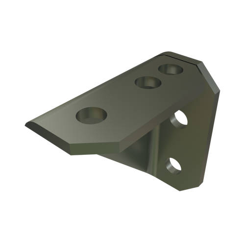 Unistrut P2484 - 7 Hole, 90° Gusseted Fitting