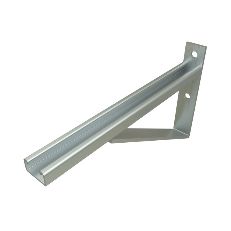 Unistrut P2547 thru P2551 - 15" thru 39" Cable Tray Bracket (Slot Up)