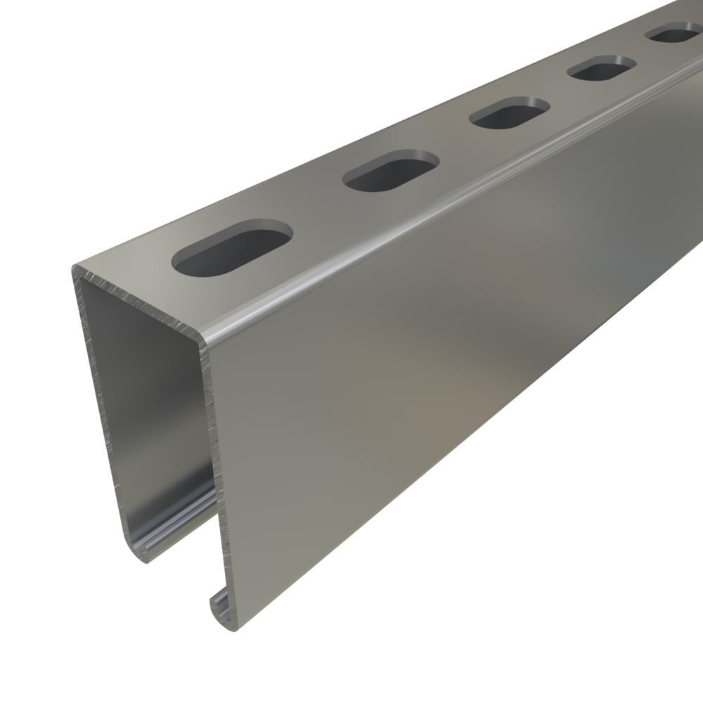 Unistrut P5000T - 1-5/8" x 3-1/4", 12 Gauge Metal Framing Strut, Slott