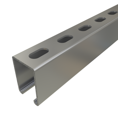 Unistrut P5500T - 1-5/8" x 2 7/16", 12 Gauge Metal Framing Strut, Slot
