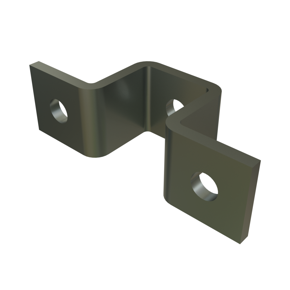 Unistrut P6047 - 3-Hole, "U" Shape Fitting (13/16" Series)