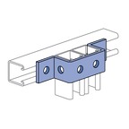 Unistrut P1043A - 6 Hole, "U" Shape Fitting, Use with P1001A