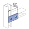 Unistrut P1065 - 2 Hole, Flat Plate Fitting