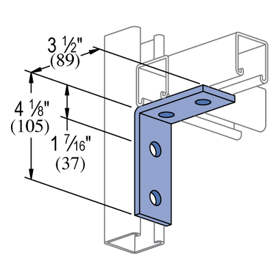 Unistrut P1325 - 4 Hole, 90° Fitting
