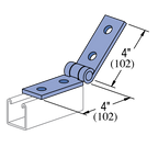 Unistrut P1354 - Adjustable 4-Hole Hinge