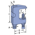 Unistrut P2898 - Universal Beam Clamp